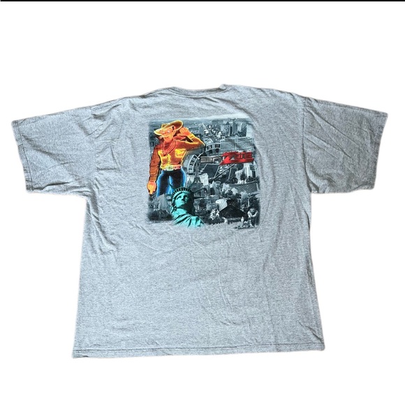ESPN | Shirts | Vintage Espn Zone Neon Cowboy Las Vegas Statue Of ...